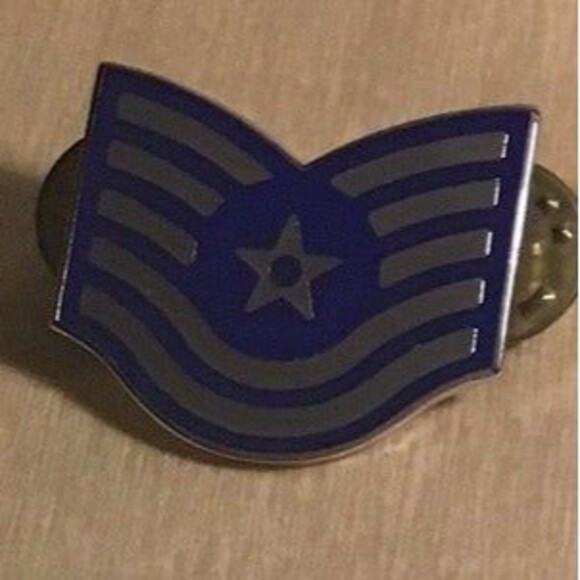 Accessories | 2 Air Force Usaf E6 Sergeant Rank Lapel Hat Pin Military ...